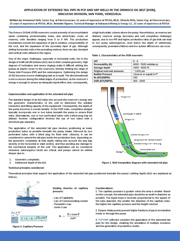 Application of Extended Tail Pipe in PCP and SRP Wells 1686722453 | PDF ...