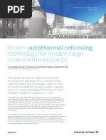 Lurgi Methanol Production Technology | PDF | Combustion | Chemical Reactor