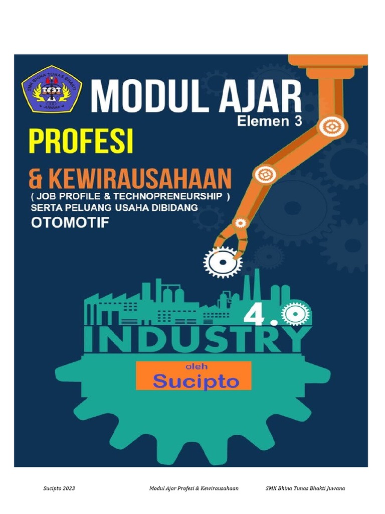 Modul Ajar 3 Profesi & Kewirausahaan (Elemen 3) | PDF