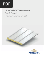 Kingspan KS1000 RW Panel Data Sheet | PDF