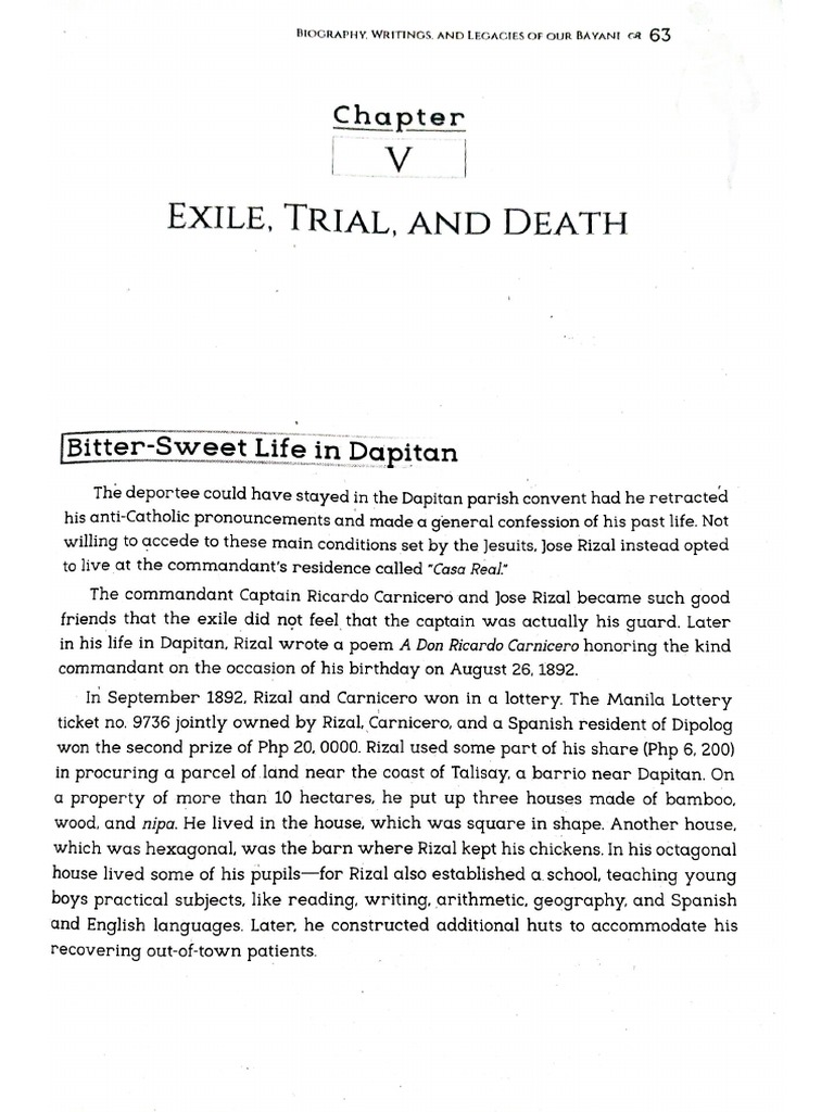 Exile Trial and Death | PDF