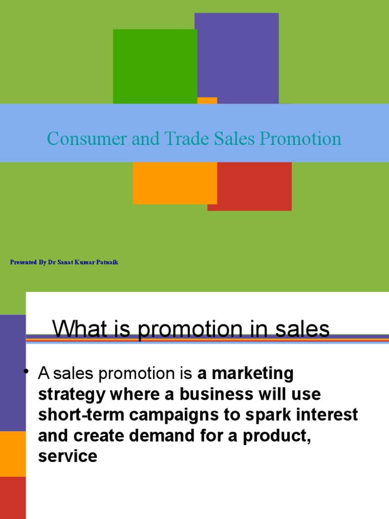 Sales Promotion | PDF | Marketing | Business Process