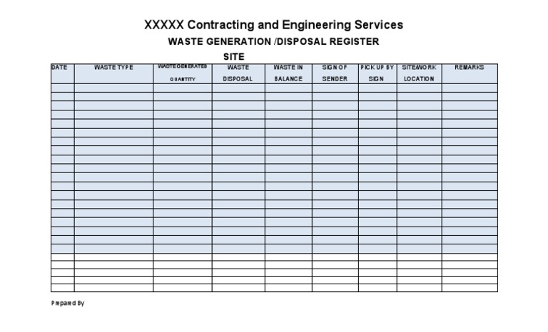 Waste Consignment Records | PDF