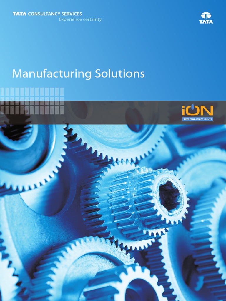 TCS Manufacturing Solutions Overview | PDF | Inventory | Outsourcing