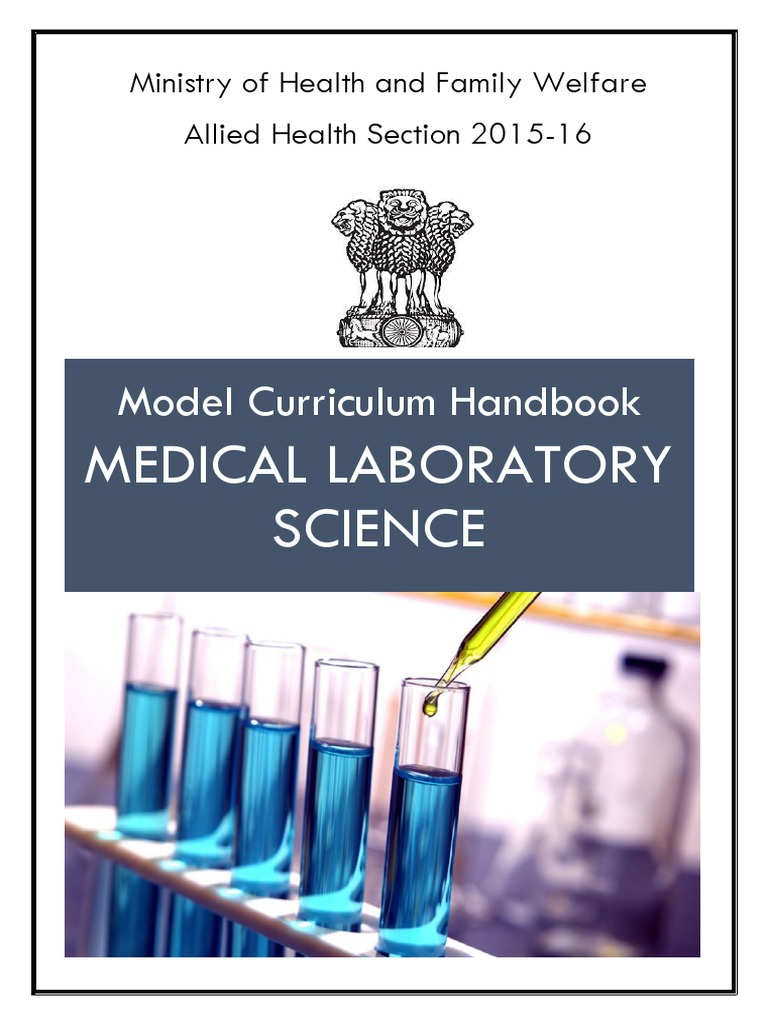 Model Curriculum Handbook-Medical Lab Sciences | PDF | Health Care ...