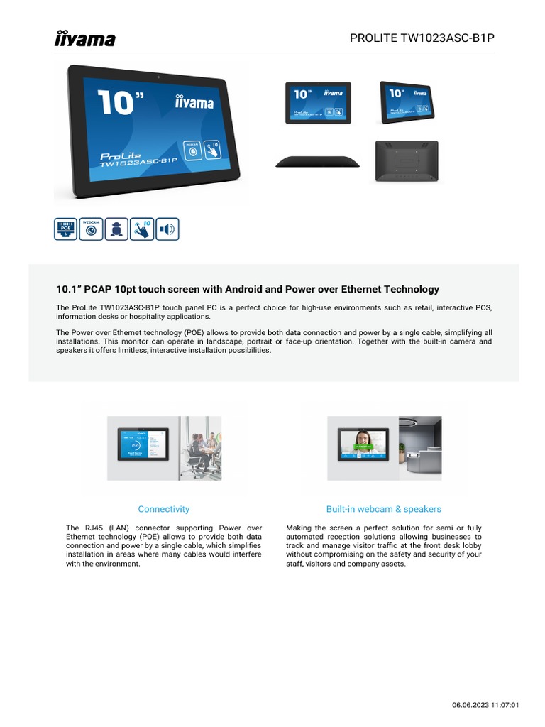 ProLite TW1023ASC-B1P-en | PDF | Touchscreen | Usb