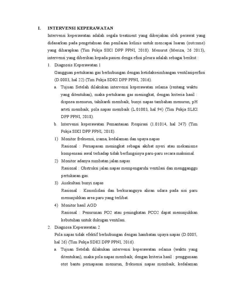 INTERVENSI KEPERAWATAN Ca Paru | PDF | Sains & Matematika