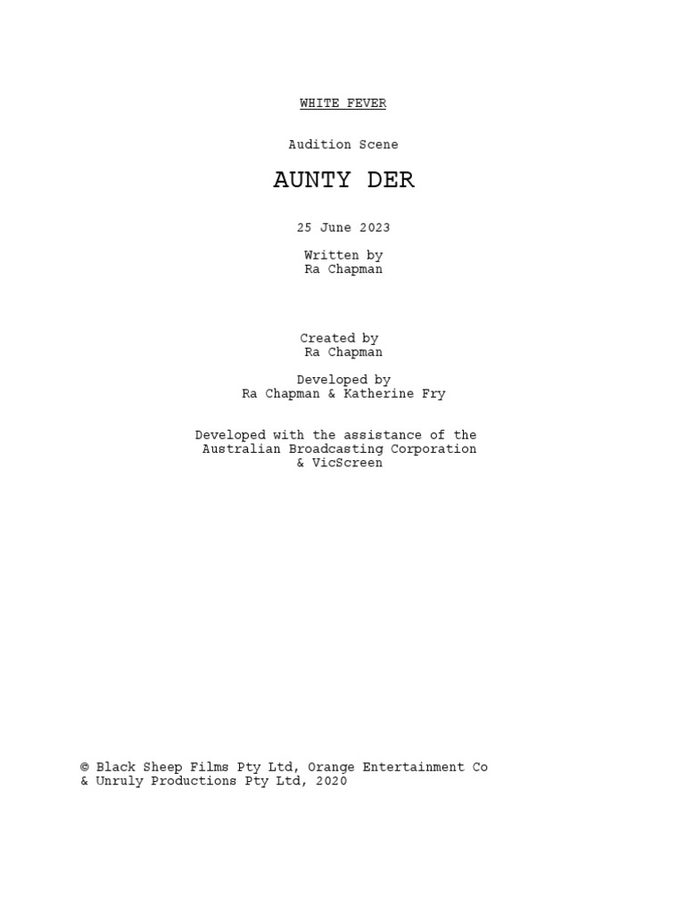 Aunty Der | PDF