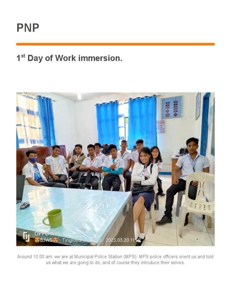 Docx. PNP NARRATIVE REPORT | PDF