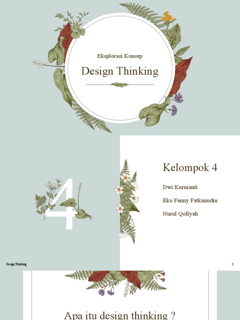 Konsep dan Fase Design Thinking | PDF