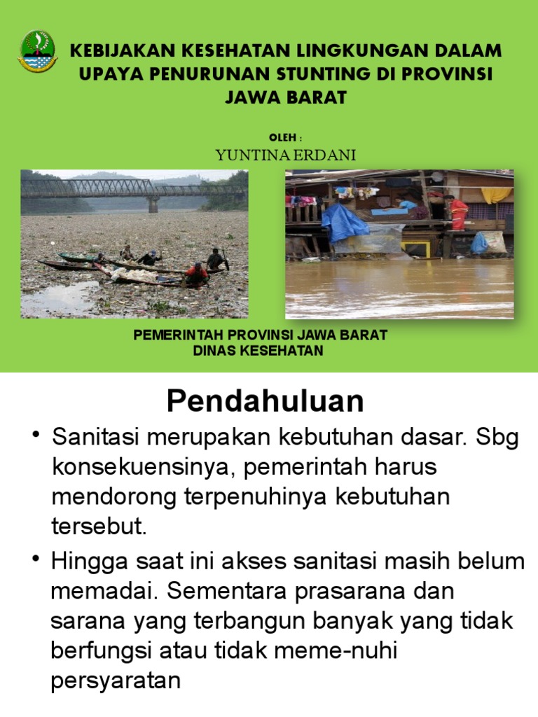 Kebijakan STBM - PENURUNAN STUNTING 2019 | PDF