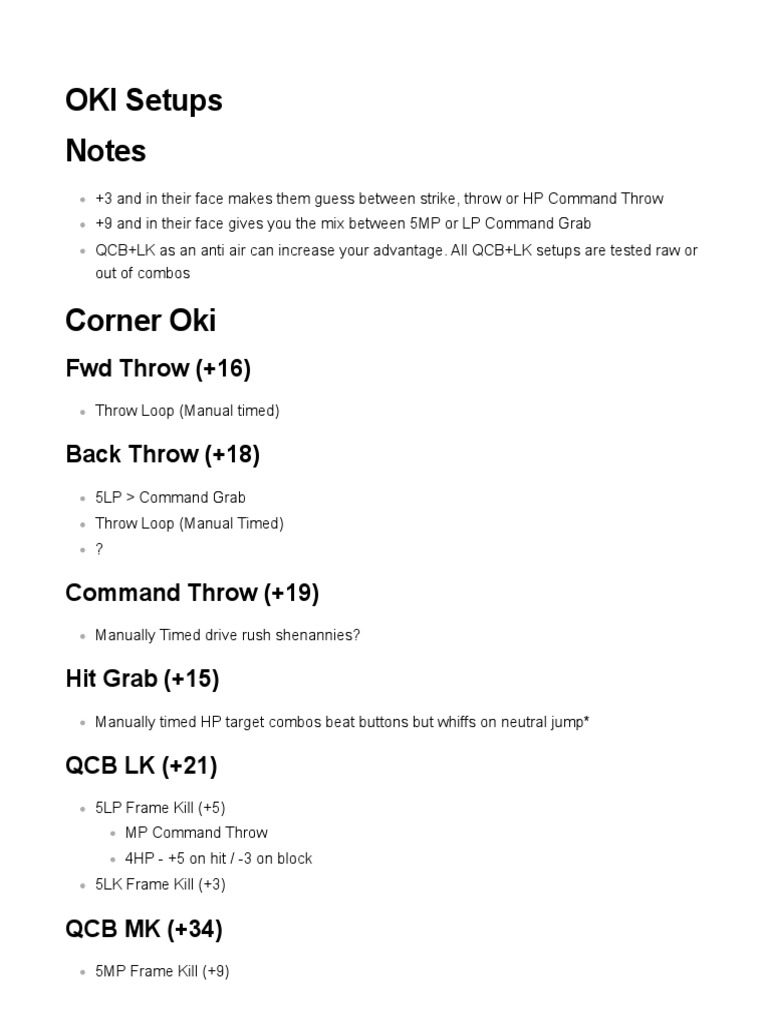 OKI_Setups | PDF