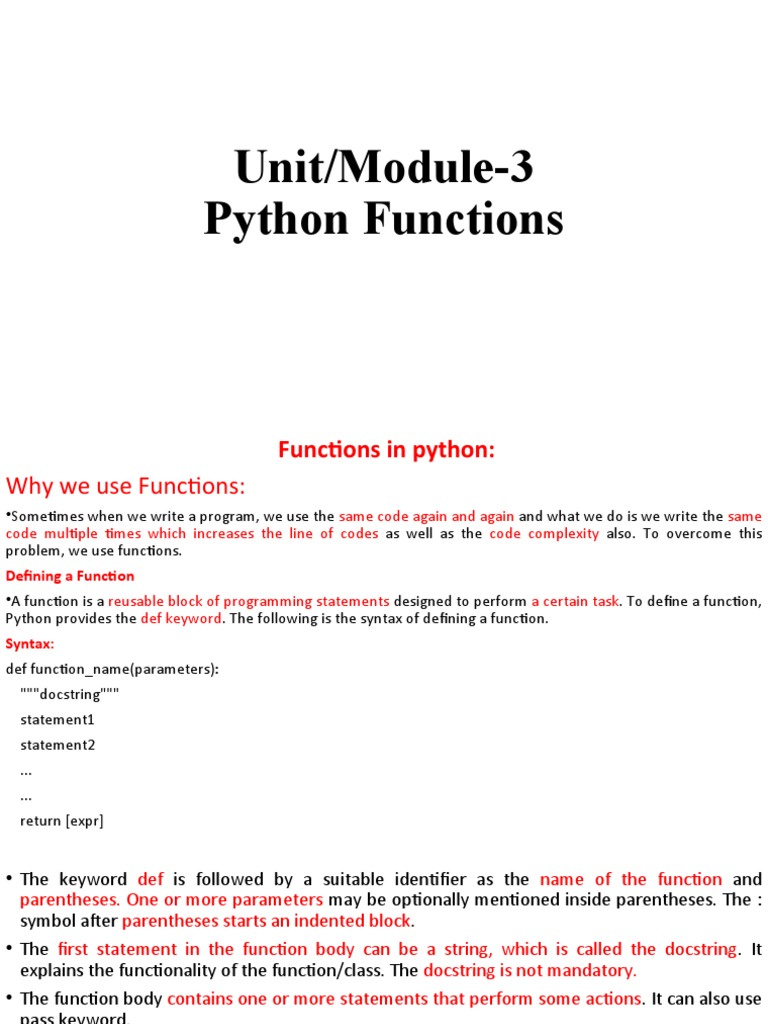 Functions Download Free Pdf Parameter Computer Programming Anonymous Function