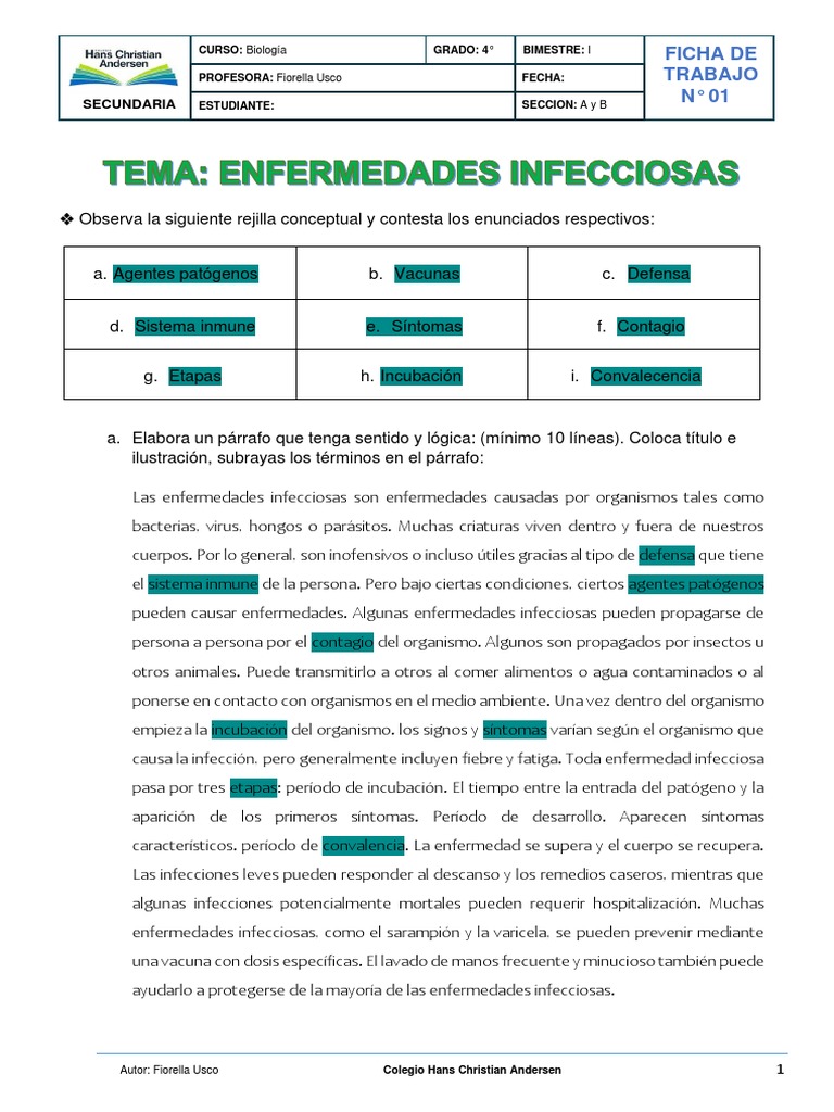 Enfermedades Infecciosas y su Prevención | PDF | Infección | Patógeno