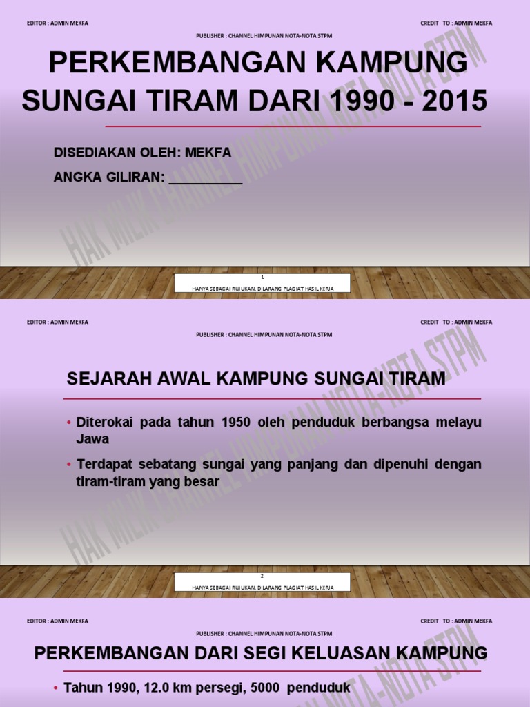 Contoh Slide KK Sej (Viva) | PDF