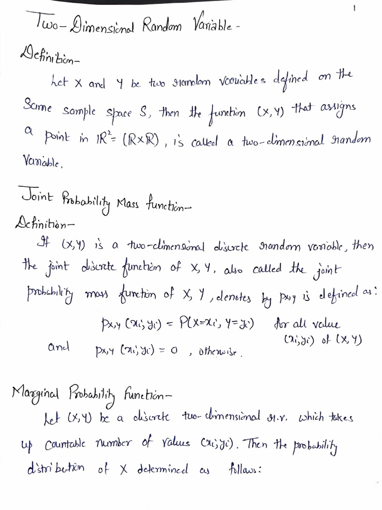Uni2-Joint Distribution & Graphs | PDF | Descriptive Statistics ...