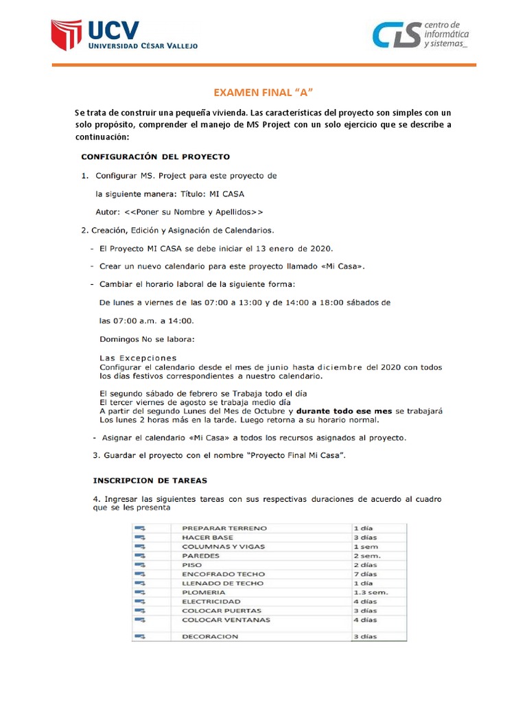 Examen Final A | PDF