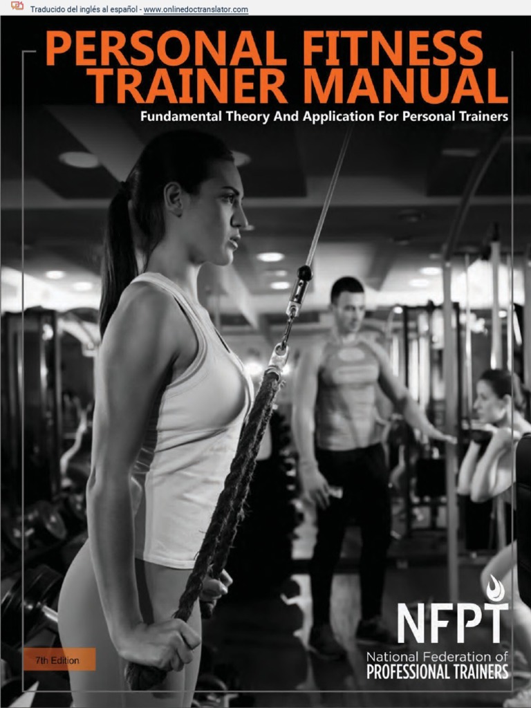 Manual del Entrenador Personal Certificado | PDF | Metabolismo ...