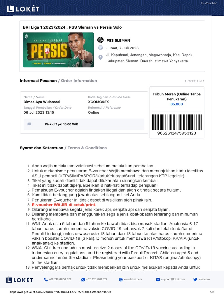 E-Voucher - Dimass | PDF