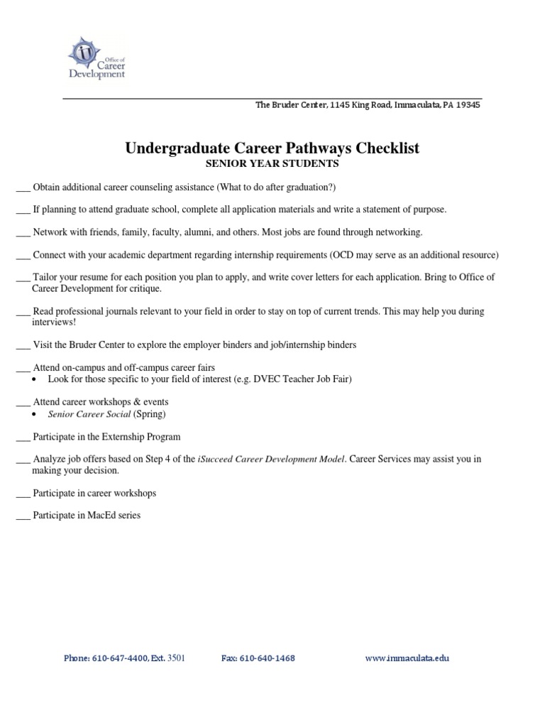 Pathways Checklist Ievaluate | PDF