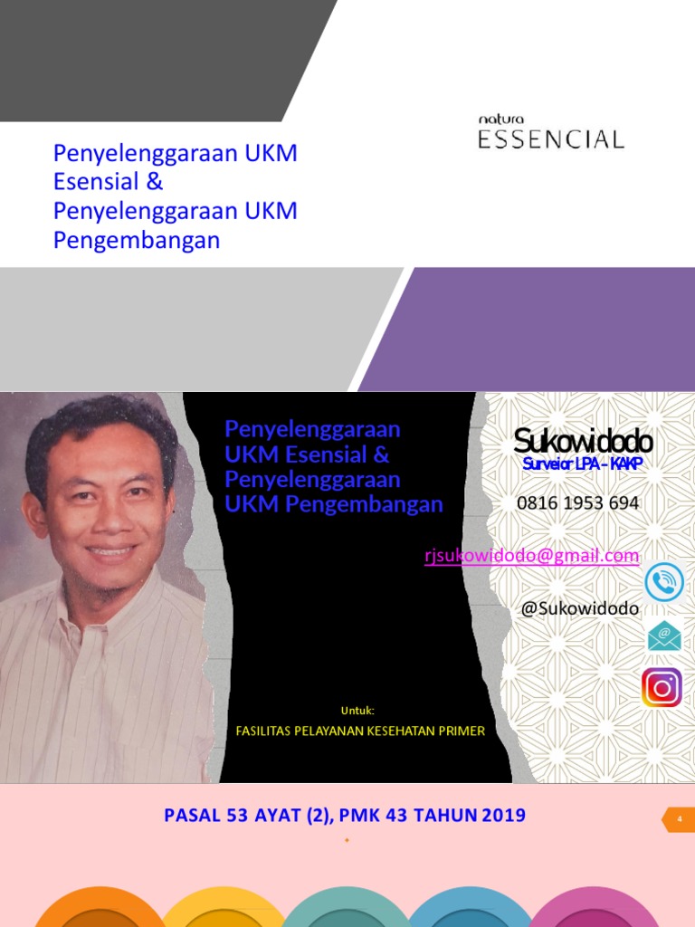 Penyelenggaraan UKM Esensial Dan Pengembangan | PDF