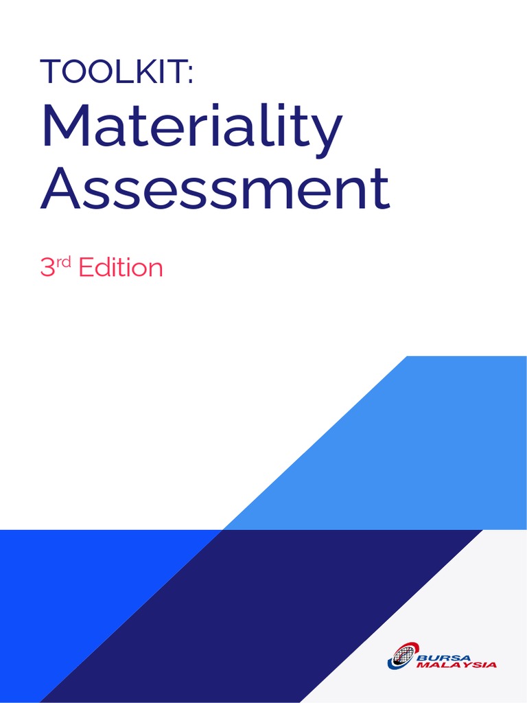 Toolkit Materiality Assessment 2022 - FINAL | PDF | Sustainability | Risk