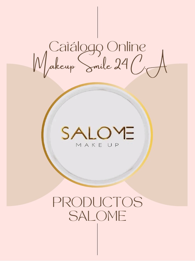 Catálogo de Productos Salomé Makeup | PDF | Belleza | Artículos de tocador