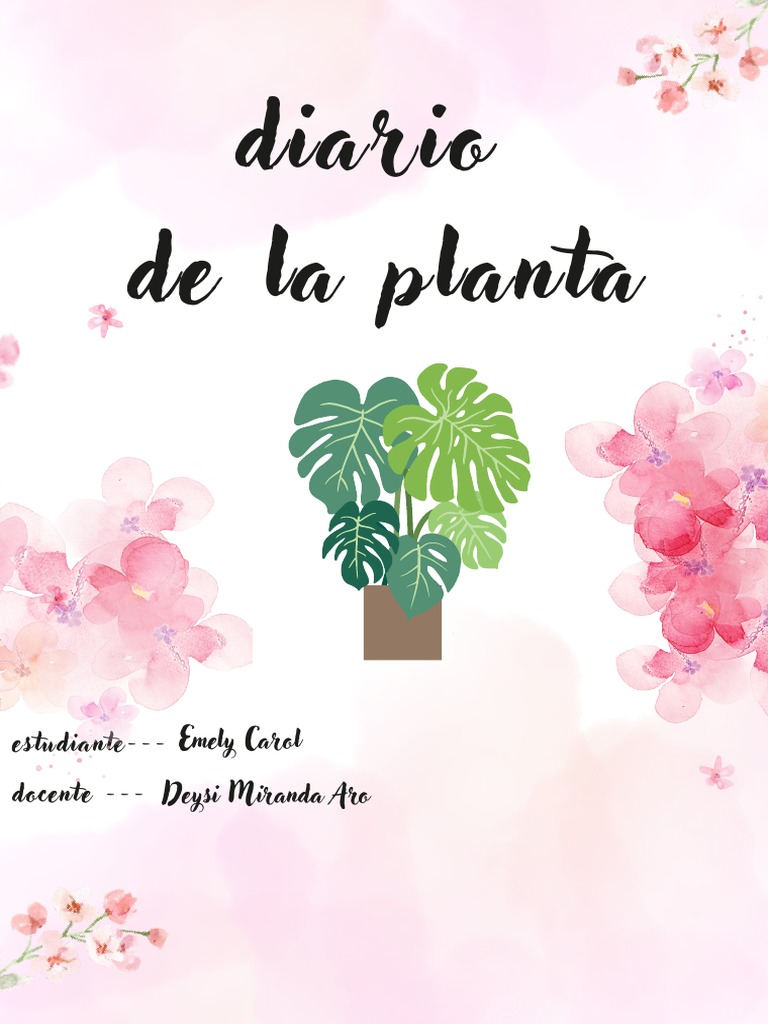 Diario de Cuidado de Mi Planta | PDF