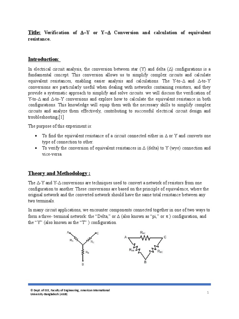 Dc Lab Report 04 Pdf Electrical Network Series And Parallel Circuits