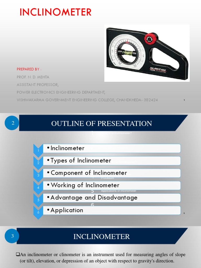 Inclinometer | PDF | Accelerometer | Electrical Engineering