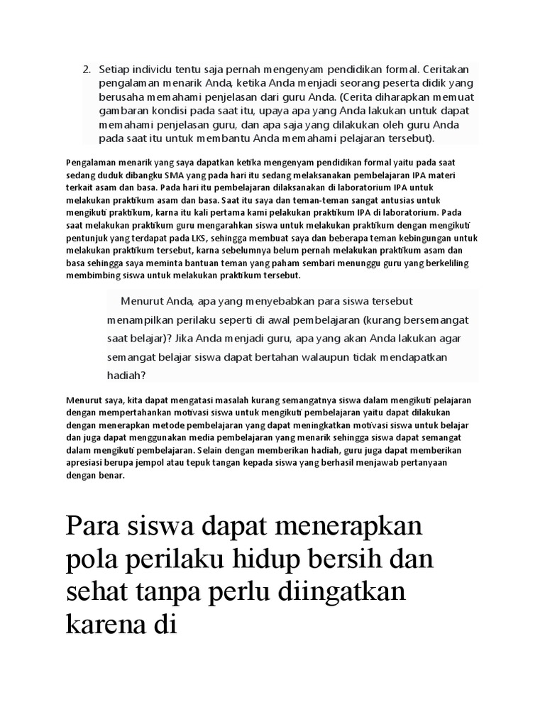 Topik 1 Mulai Dari Diri | PDF