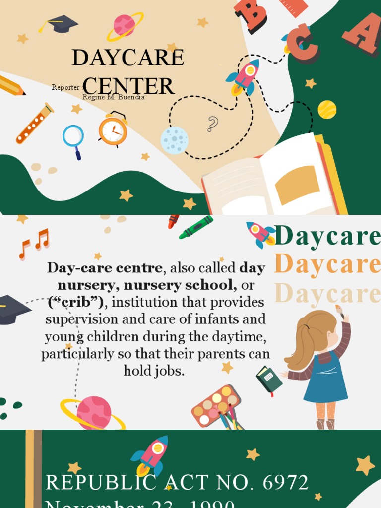 Daycare Center Presentation | PDF | Child Care | Welfare