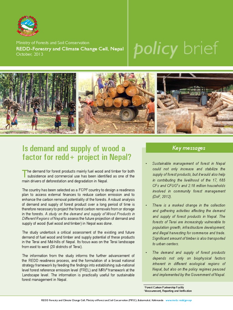 2013 Demand-And-Supply-Of-Wood-Products | PDF | Reducing Emissions From ...