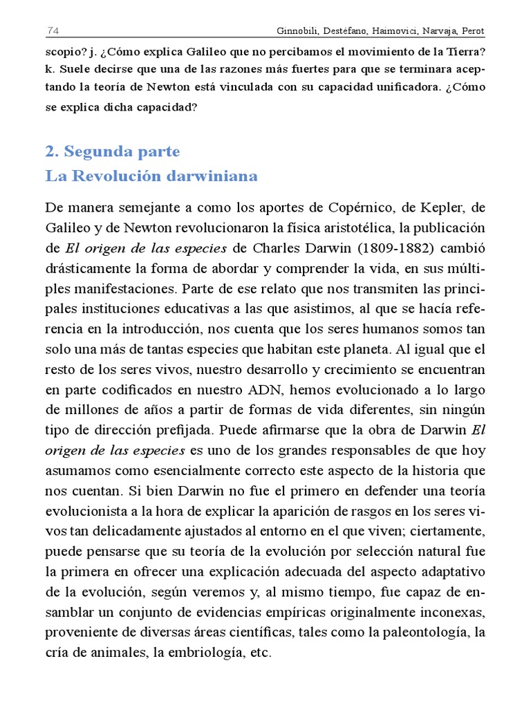 Manual Ginobilli (Pág 75-104) - Darwin/ Uba21 (2023) | PDF | Evolución ...