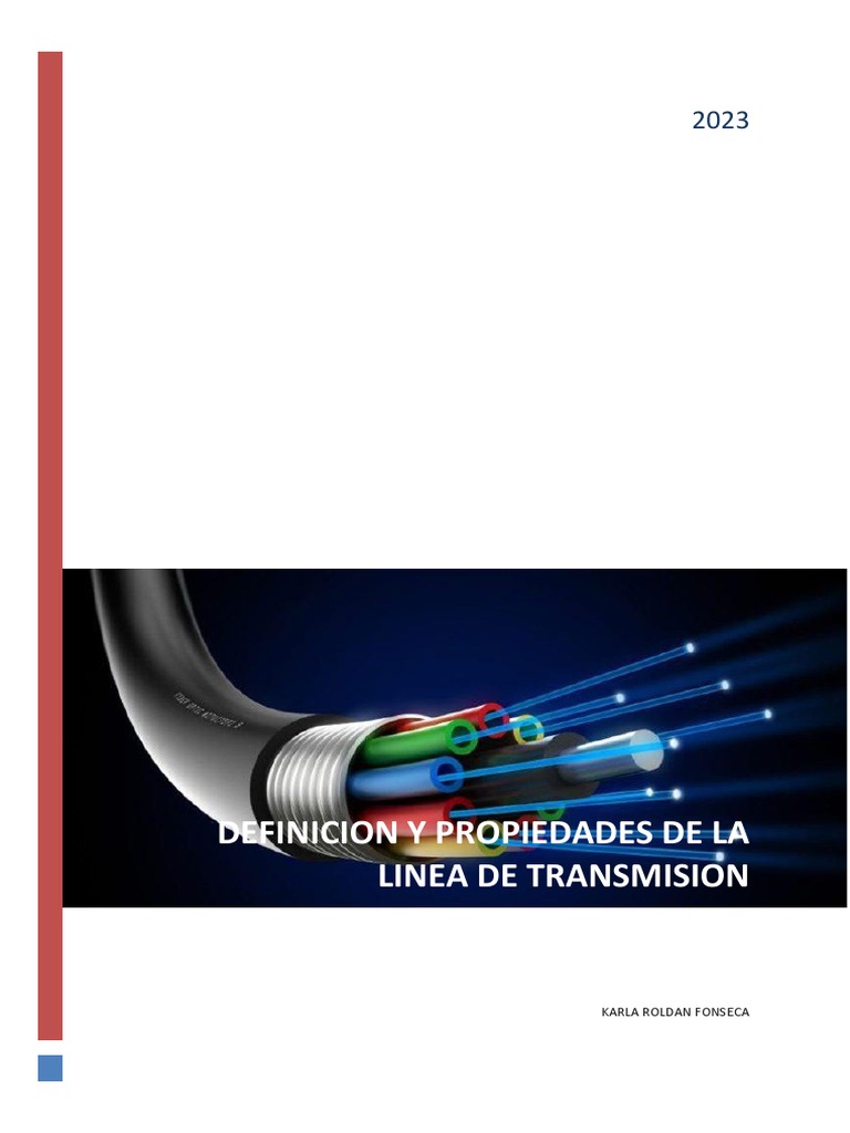 Linea de Transmision | PDF | Guía de onda | Línea de transmisión