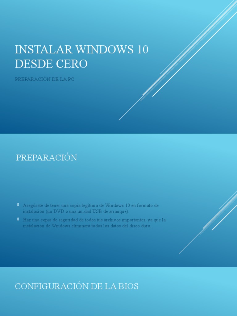 Instalar Windows 10 Desde Cero, Instalar W 11, Tipos de Virus | PDF ...