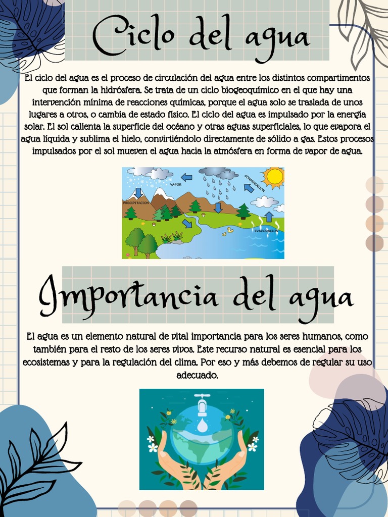 Ciclo Del Agua | PDF