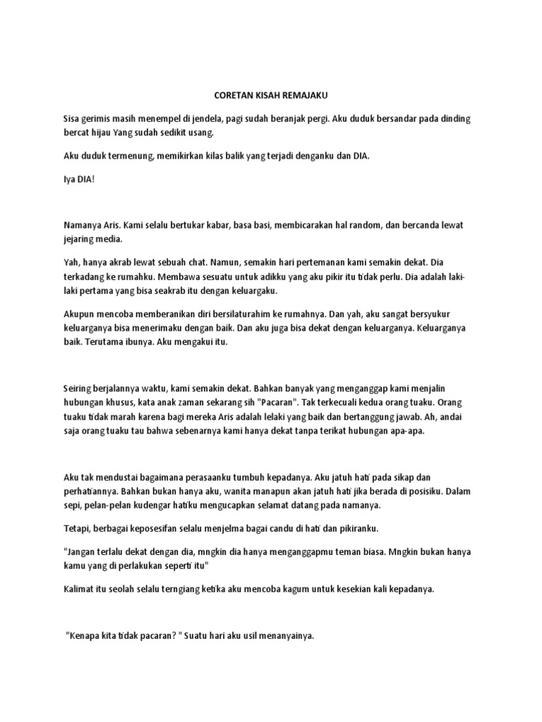 CORETAN KISAH Ade | PDF