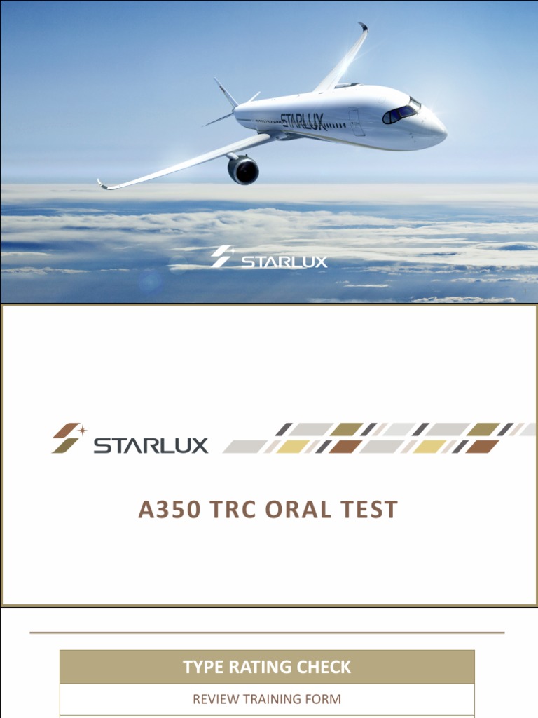 A350 Type Rating Oral Test Guide | PDF | Flight Control Surfaces ...