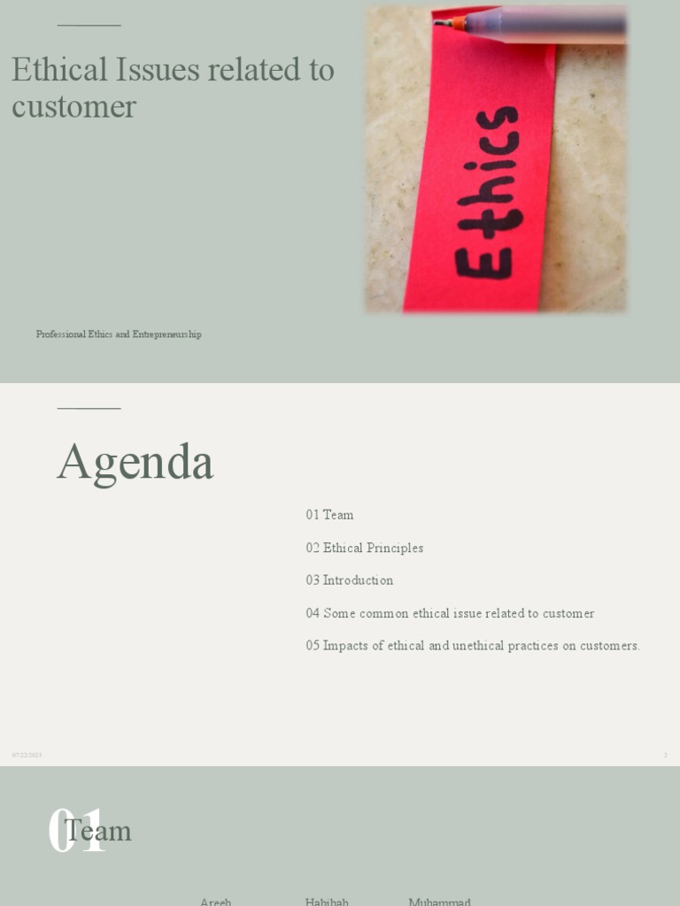 Ethical Issues in Customer Service | PDF | Prices | Safety