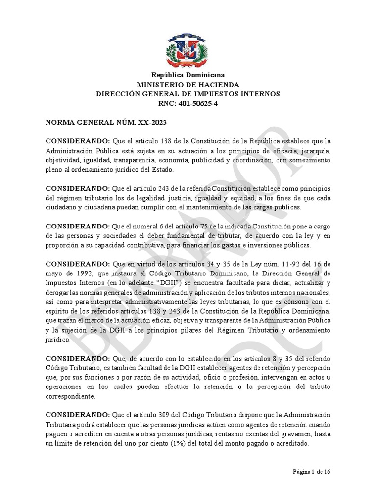 Borrador-Norma-General-designa-agentes-retencion-percepcion-ITBIS-e-ISR ...