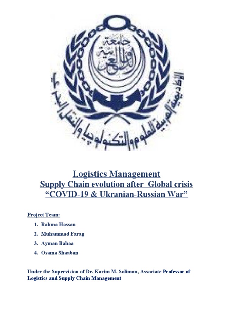 Logistics Management Report Final | PDF | Supply Chain | Procurement