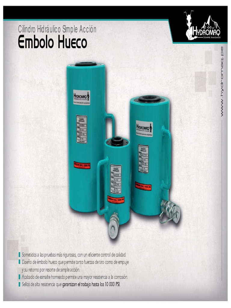 Cilindro Embolo Hueco HQ | Descargar gratis PDF | Bienes manufacturados ...