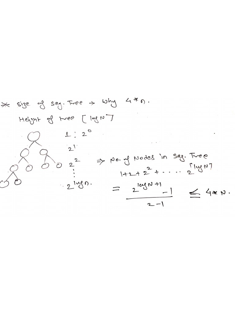 Segment Tree | PDF Segment Tree | PDF