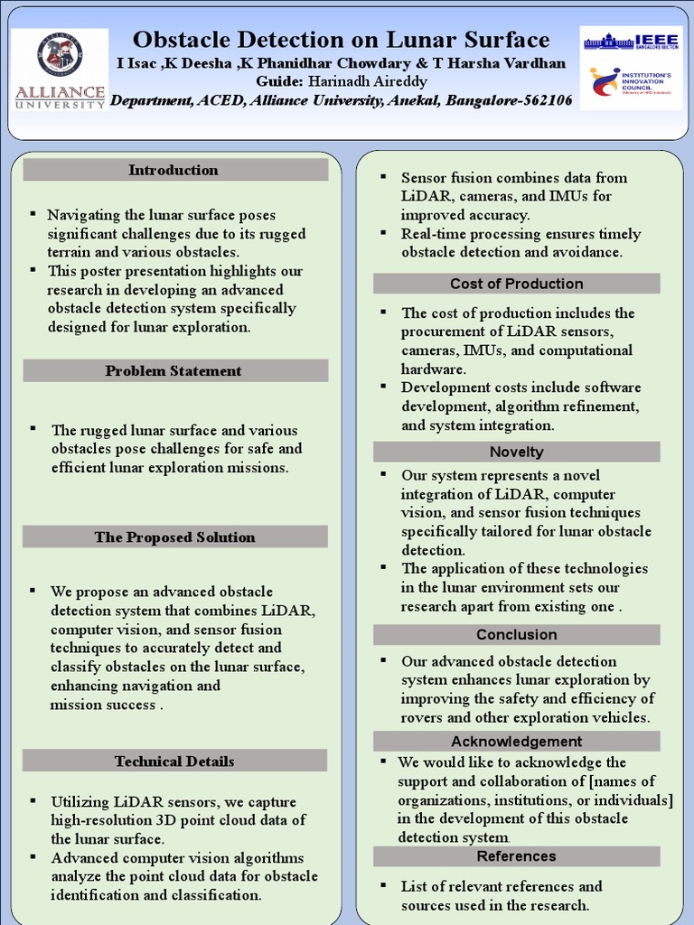 Poster Presenatation | PDF | Lidar | Computer Vision