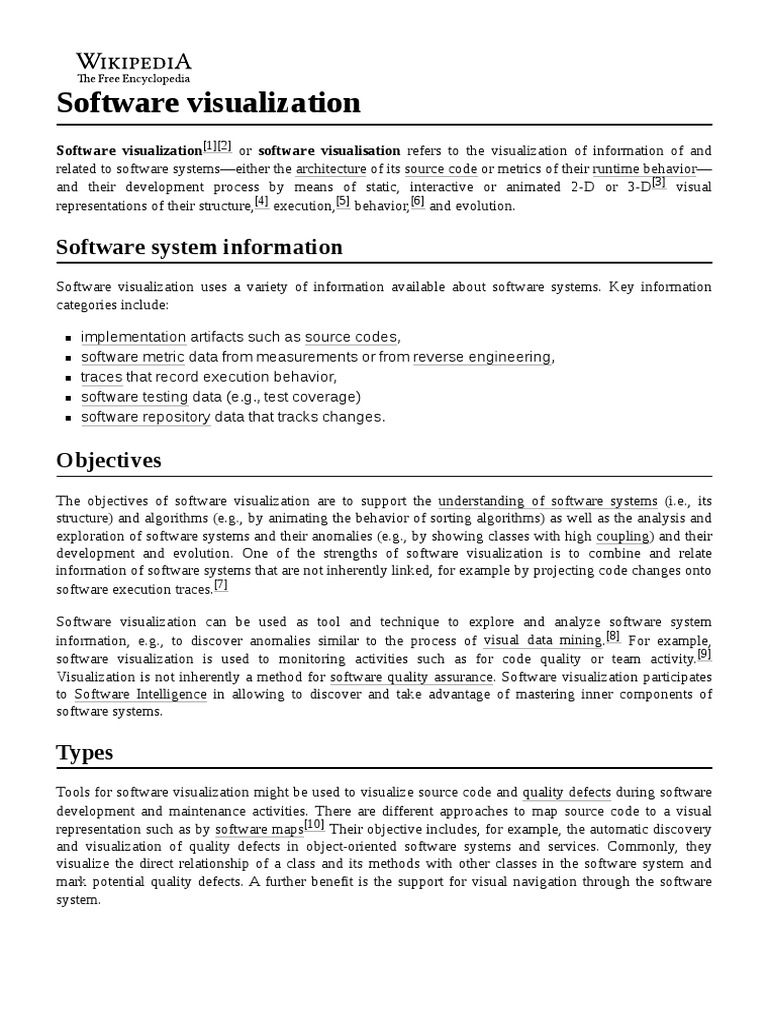 Software Visualization | PDF | Computer Science | Computing