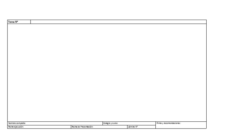 Margen Hoja de Trabajo de Artes Plasticas | PDF