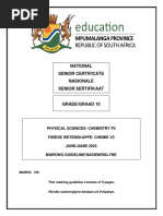 Physical Sciences p2 Prep Sept 2023 Memo Eng&Afr | PDF