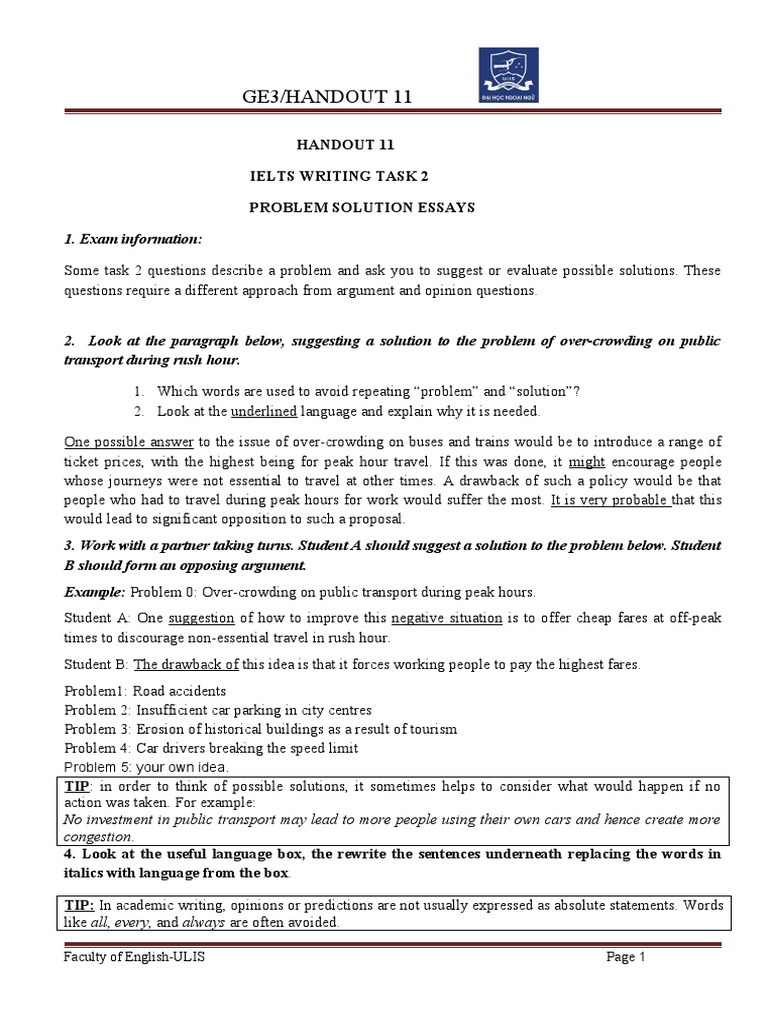 Handout 12 - Problem - Solution - Sts | PDF | Traffic Collision | Low ...