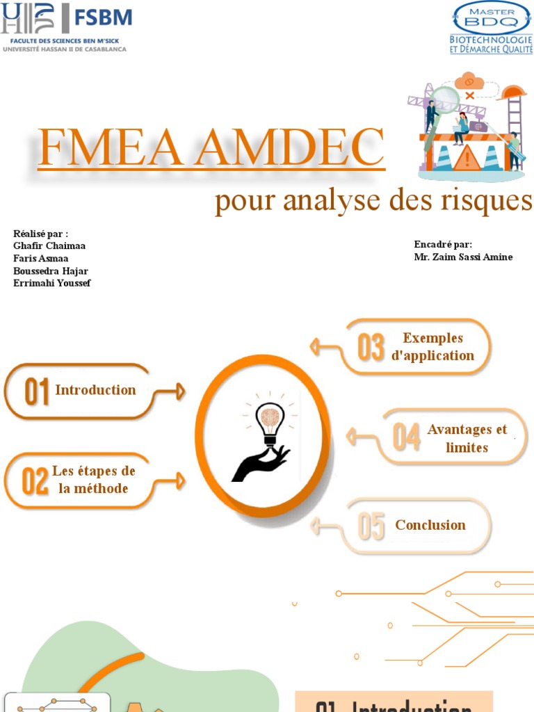 Chaimaa Fmea Amdec | PDF | Ingénierie des systèmes